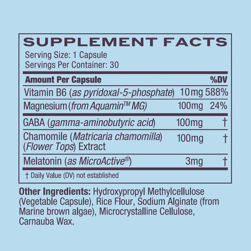Let Me Sleep - Menopause Sleep Supplement with magnesium, GABA ...
